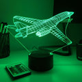 B-1B Lancer Bomber Plane - 3D Optical Illusion Lamp – Carve Craftworks, LLC